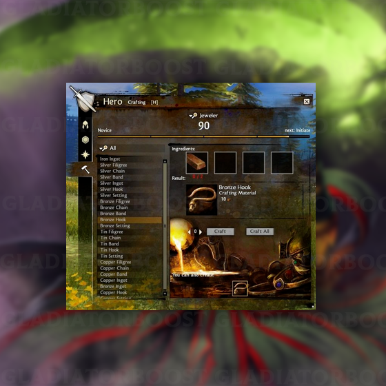 Guild Wars 2 Crafting Skill Boost: Unlock Rare Recipes & Materials