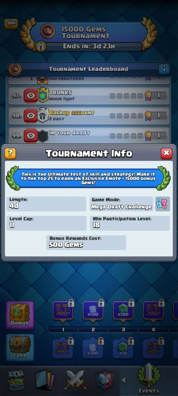 Clash Royale: Ultimate 15,000 Gems Mega Draft Tournament Guide
