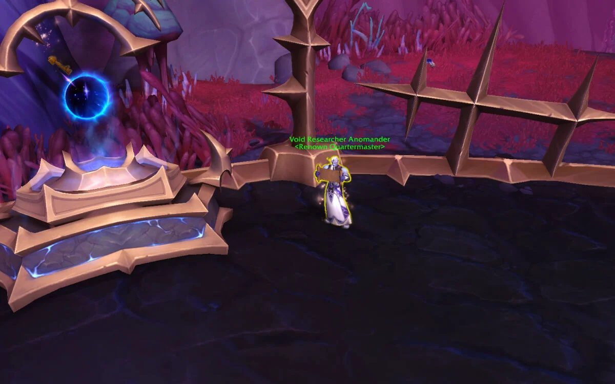 Where to Find the Singularity Renown Quartermaster WoW Midnight